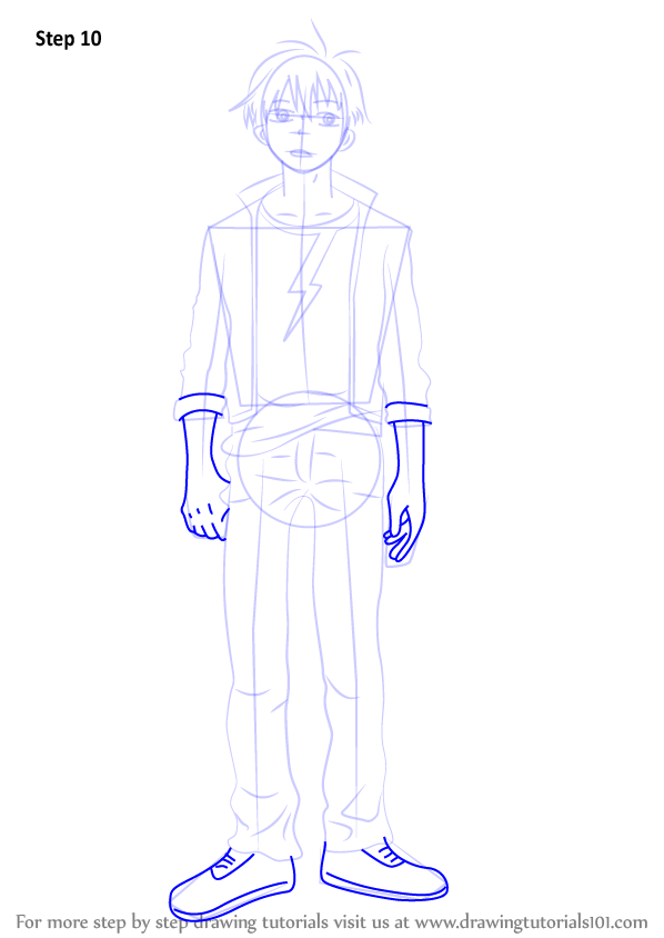 How to Draw Staz Charlie Blood from Blood Lad (Blood Lad) Step by Step ...