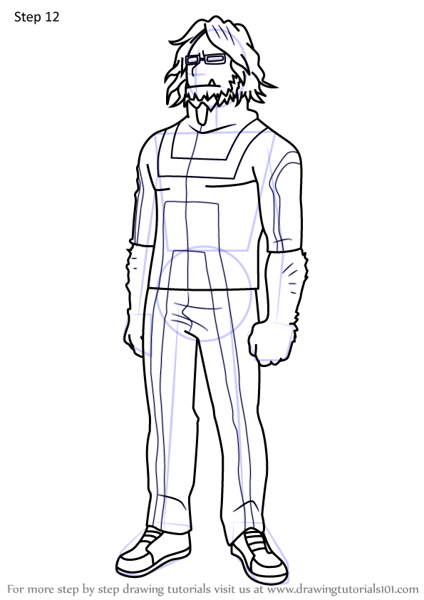 How to Draw Jurota Shishida from Boku no Hero Academia (Boku no Hero ...