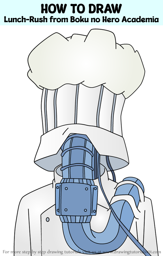 How to Draw Lunch-Rush from Boku no Hero Academia (Boku no Hero ...