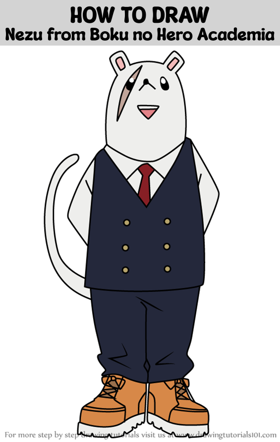 How to Draw Nezu from Boku no Hero Academia (Boku no Hero Academia ...