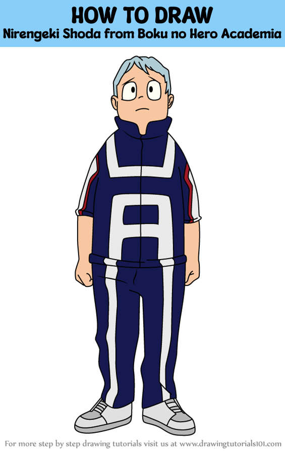 How to Draw Nirengeki Shoda from Boku no Hero Academia (Boku no Hero ...