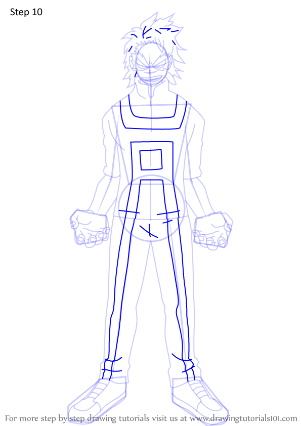 How to Draw Tetsutetsu Tetsutetsu from Boku no Hero Academia (Boku no ...