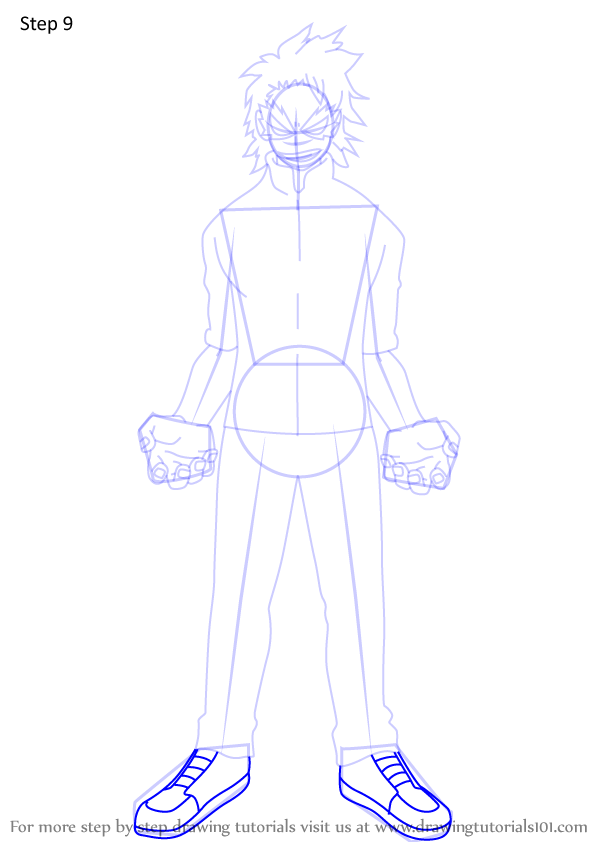 How to Draw Tetsutetsu Tetsutetsu from Boku no Hero Academia (Boku no ...