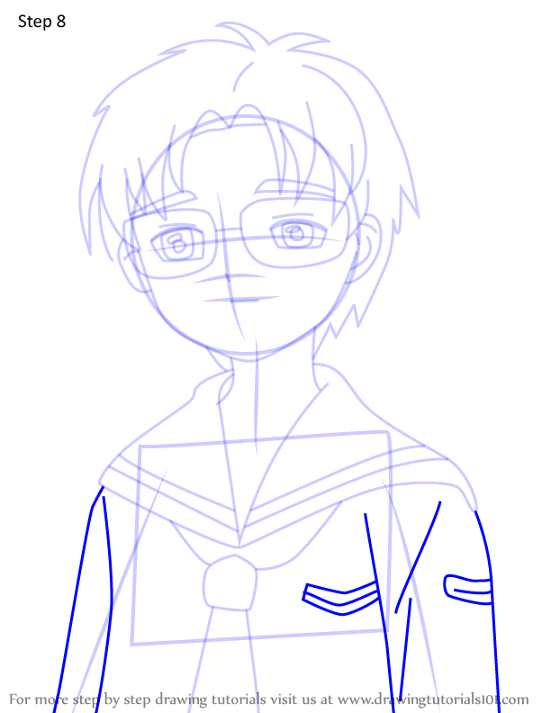 How to Draw Eriol Hiiragizawa from Cardcaptor Sakura (Cardcaptor Sakura ...
