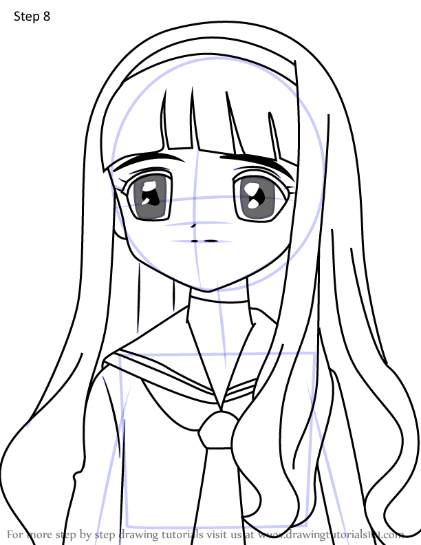 How to Draw Tomoyo Daidouji from Cardcaptor Sakura (Cardcaptor Sakura ...
