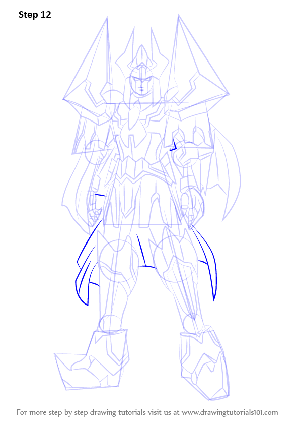 How to Draw King of Knights, Alfred from Cardfight!! Vanguard ...