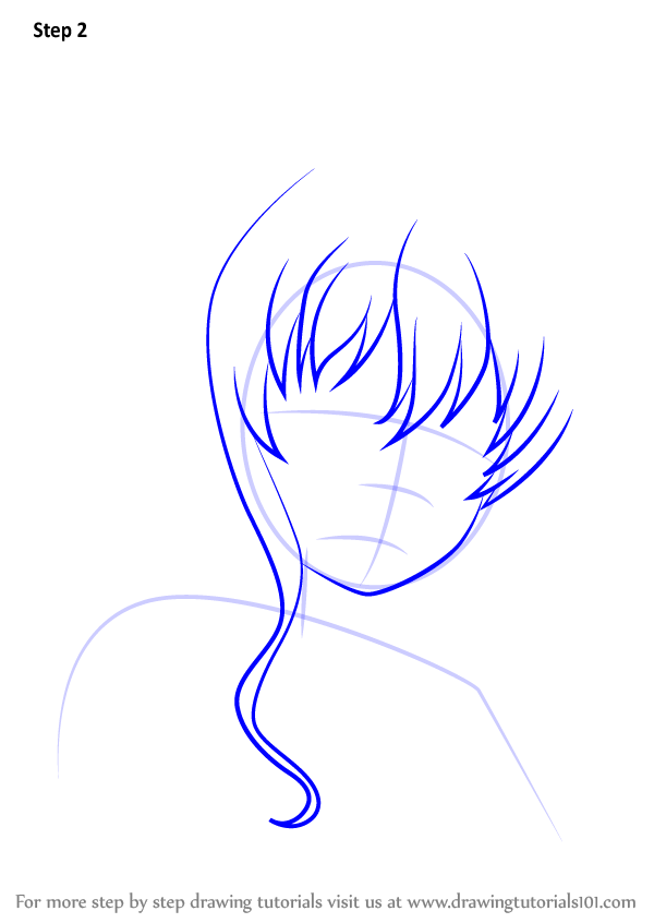 How to Draw Nao Tomori Face from Charlotte (Charlotte) Step by Step ...