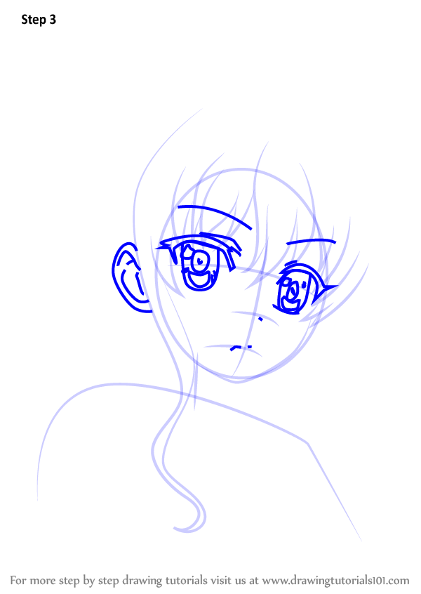 How to Draw Nao Tomori Face from Charlotte (Charlotte) Step by Step ...