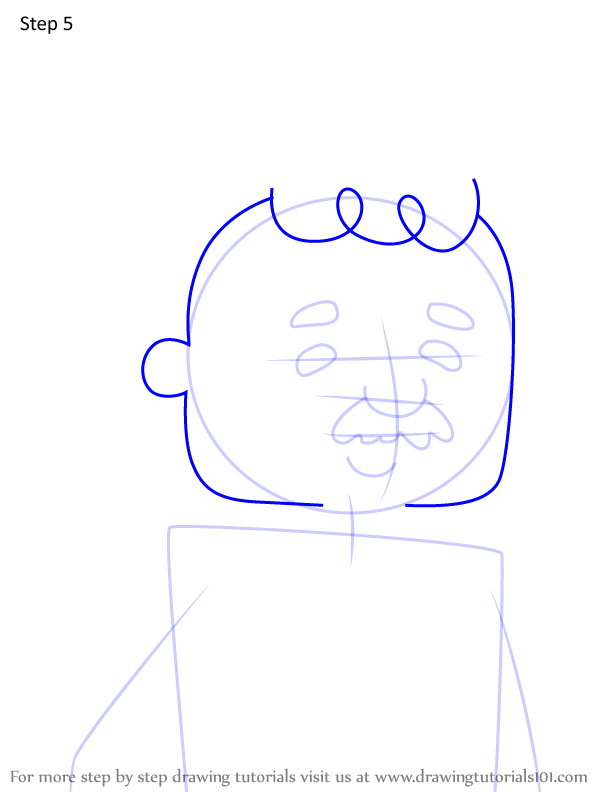 How to Draw Kebab Shop Manager from Chimimo (Chimimo) Step by Step ...