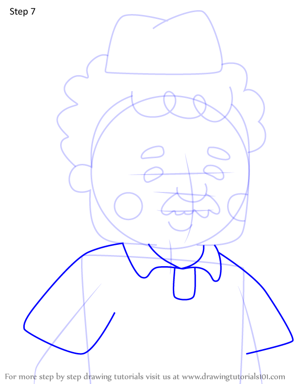 How to Draw Kebab Shop Manager from Chimimo (Chimimo) Step by Step ...