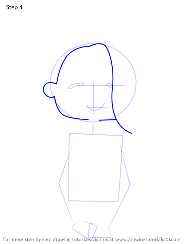 How to Draw Mutsumi ONIGAMI from Chimimo (Chimimo) Step by Step ...