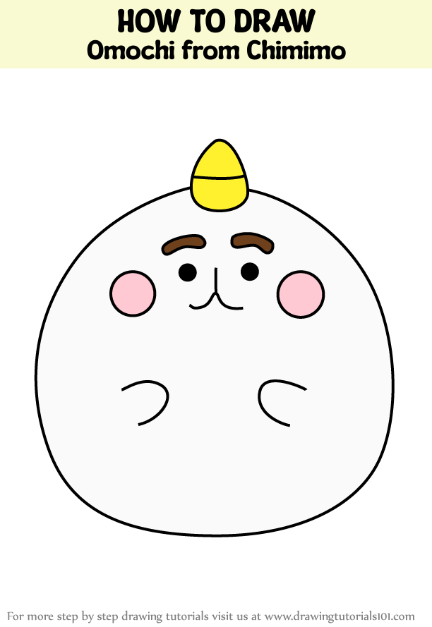 How to Draw Omochi from Chimimo (Chimimo) Step by Step ...