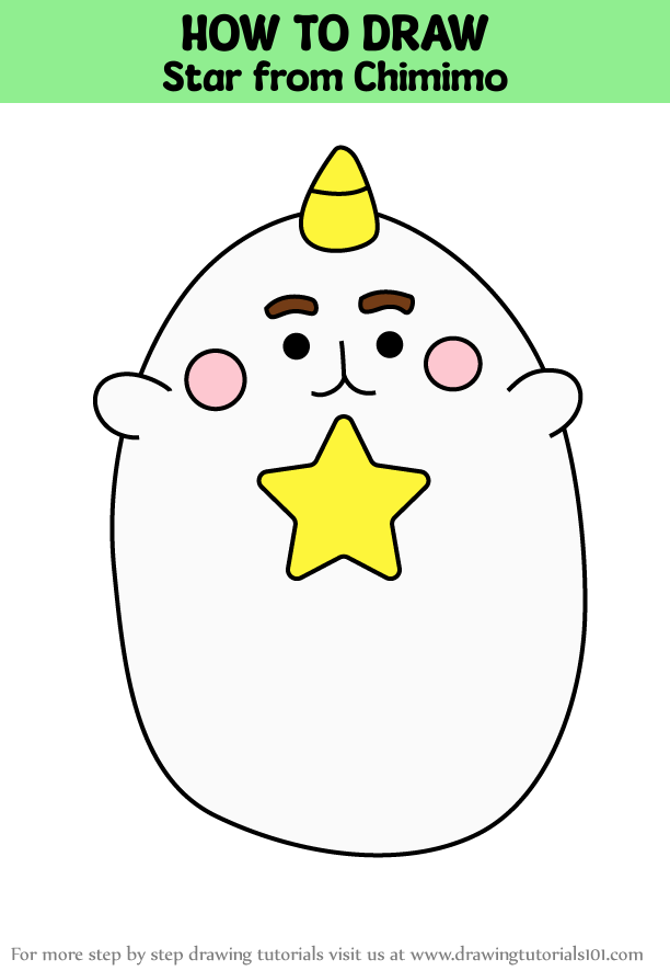 How to Draw Star from Chimimo (Chimimo) Step by Step ...