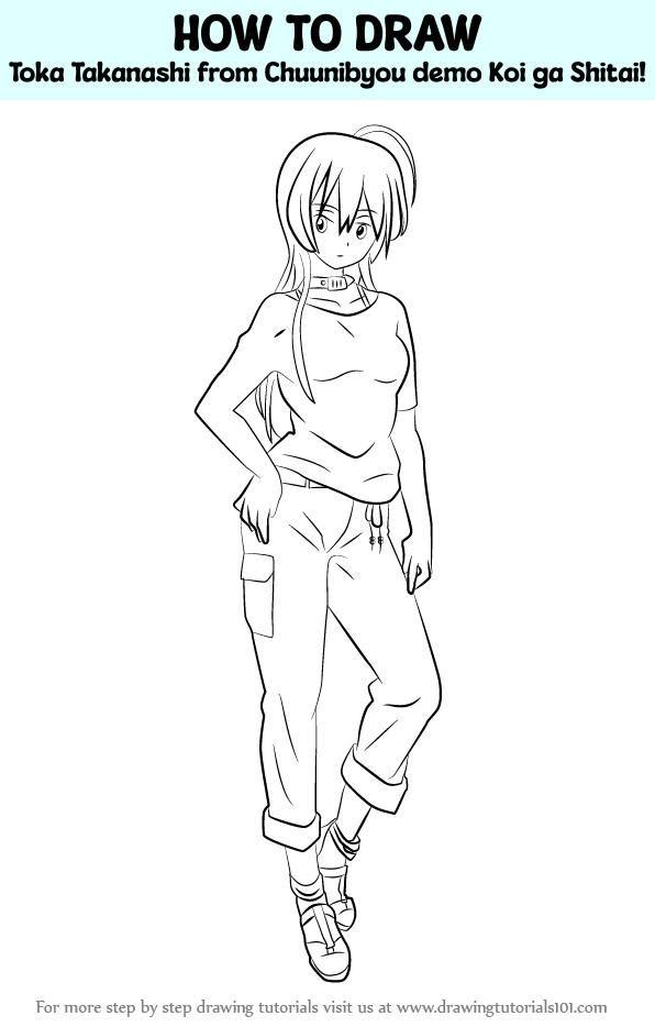 How to Draw Toka Takanashi from Chuunibyou demo Koi ga Shitai ...