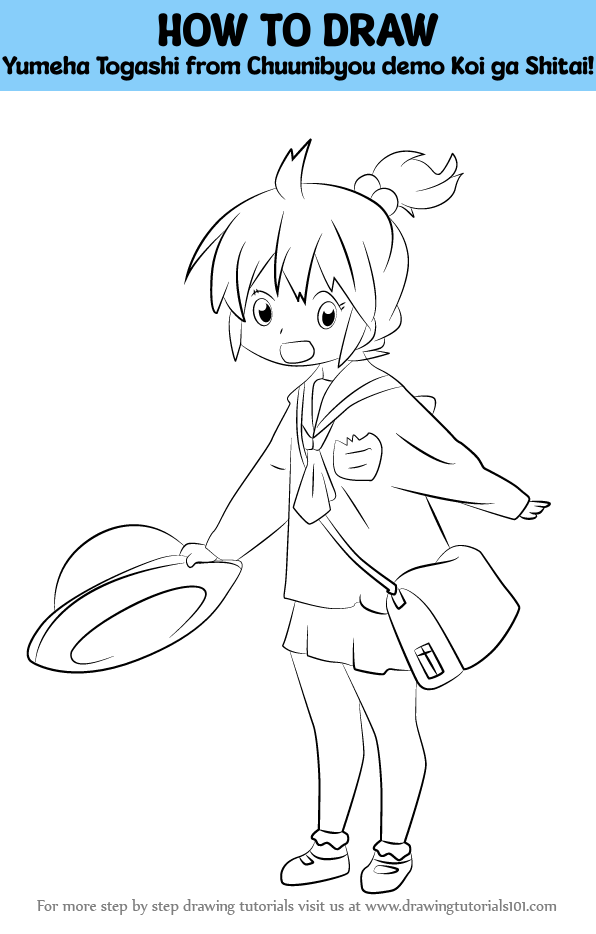 How to Draw Yumeha Togashi from Chuunibyou demo Koi ga Shitai ...