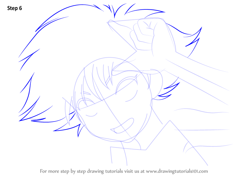 How to Draw Edward from Cowboy Bebop (Cowboy Bebop) Step by Step ...