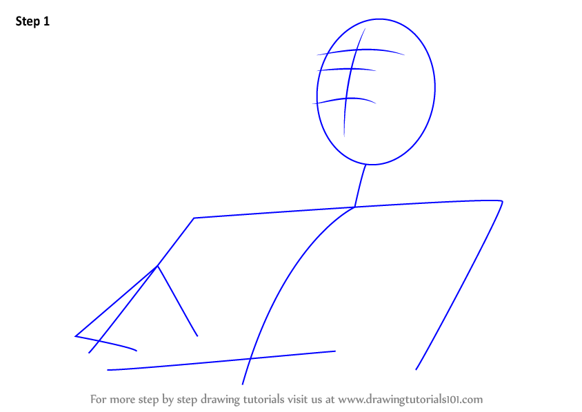 How to Draw Jet Black from Cowboy Bebop (Cowboy Bebop) Step by Step ...