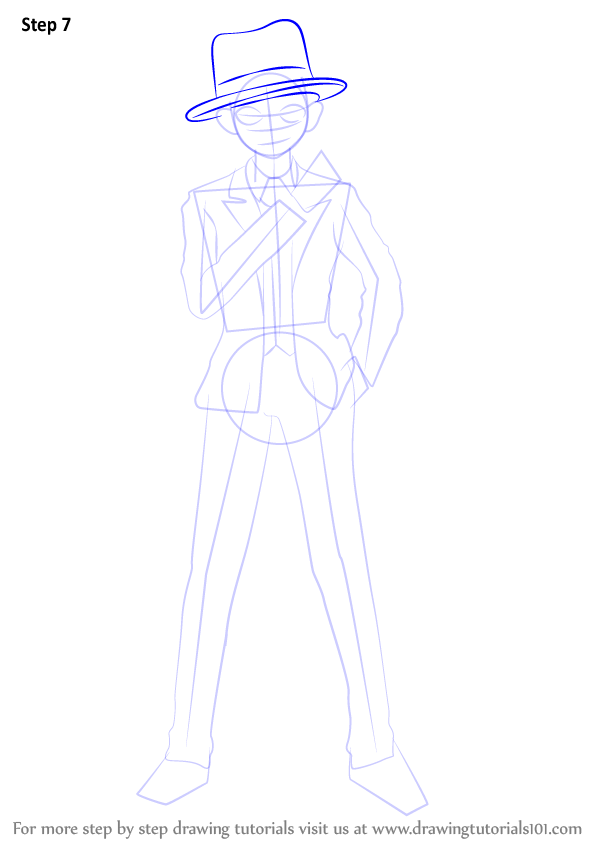 How to Draw Fuyuhiko Kuzuryuu from Danganronpa (Danganronpa) Step by ...