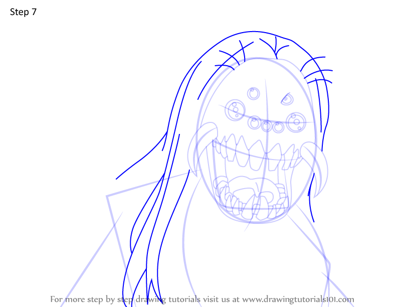 How to Draw Father Spider Demon from Demon Slayer (Demon Slayer) Step ...