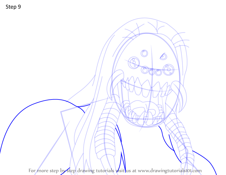How to Draw Father Spider Demon from Demon Slayer (Demon Slayer) Step ...