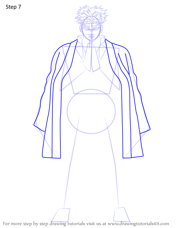 How to Draw Gyomei Himejima from Demon Slayer (Demon Slayer) Step by ...
