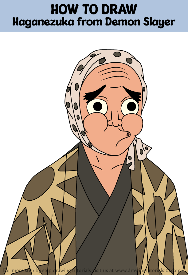 How to Draw Haganezuka from Demon Slayer (Demon Slayer) Step by Step ...