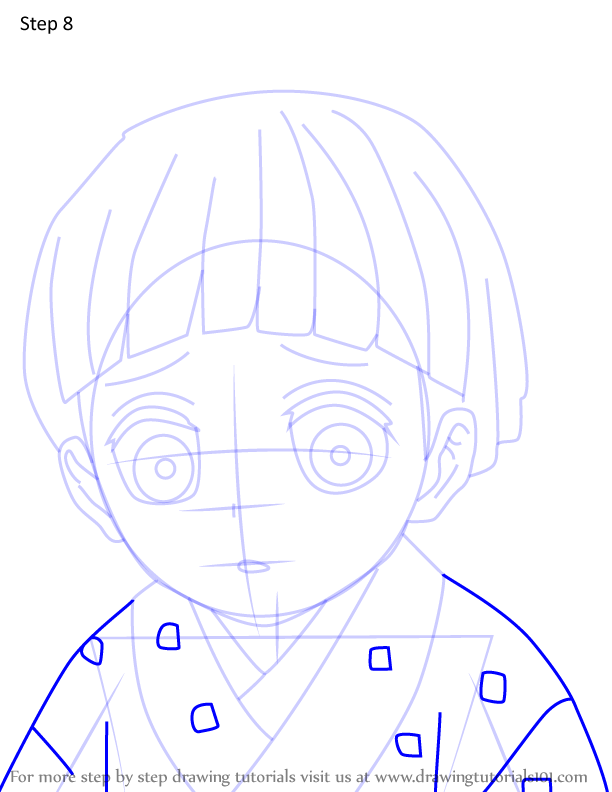 How to Draw Rokuta Kamado from Demon Slayer (Demon Slayer) Step by Step ...
