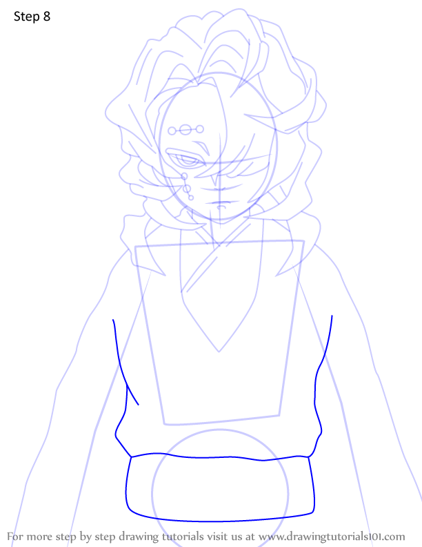 How to Draw Rui from Demon Slayer (Demon Slayer) Step by Step ...