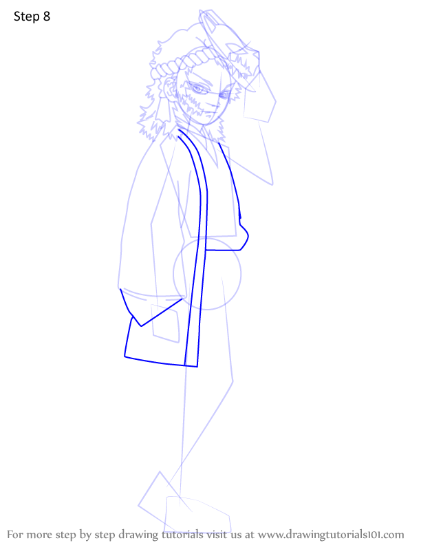 How to Draw Sabito from Demon Slayer (Demon Slayer) Step by Step ...