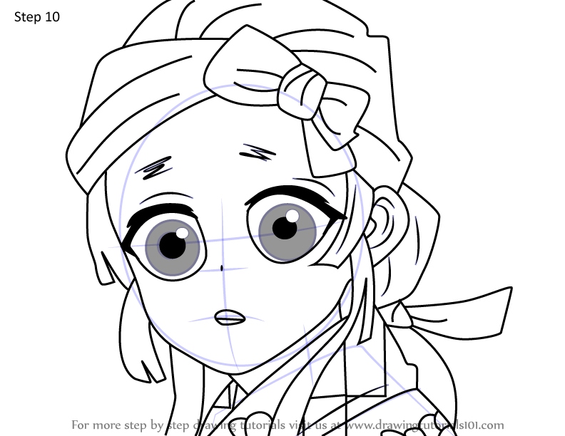 How to Draw Uta from Demon Slayer (Demon Slayer) Step by Step ...
