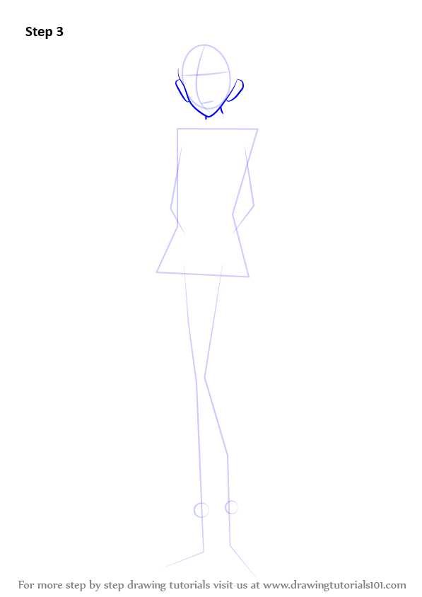 How to Draw Ran Mouri from Detective Conan (Detective Conan) Step by ...