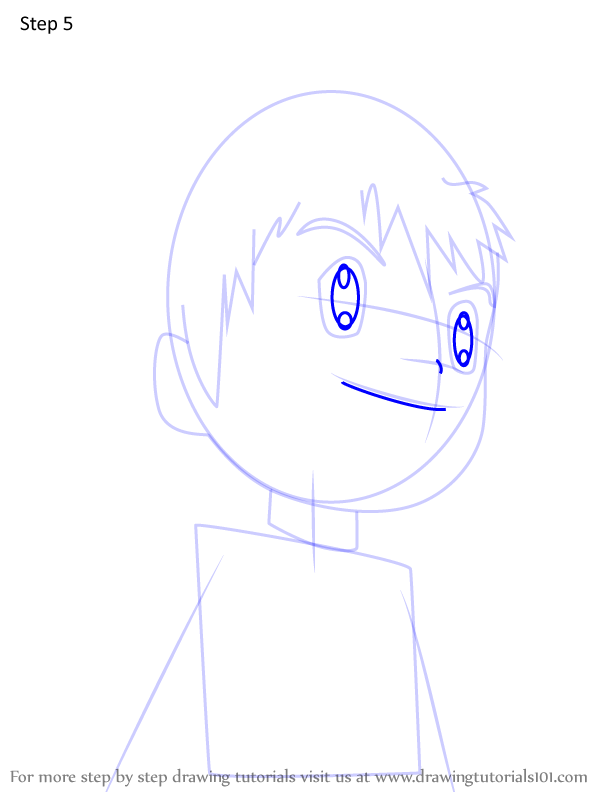 How to Draw Davis Motomiya's Son from Digimon (Digimon) Step by Step ...