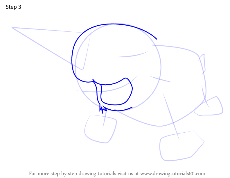 How to Draw Drimogemon from Digimon (Digimon) Step by Step ...