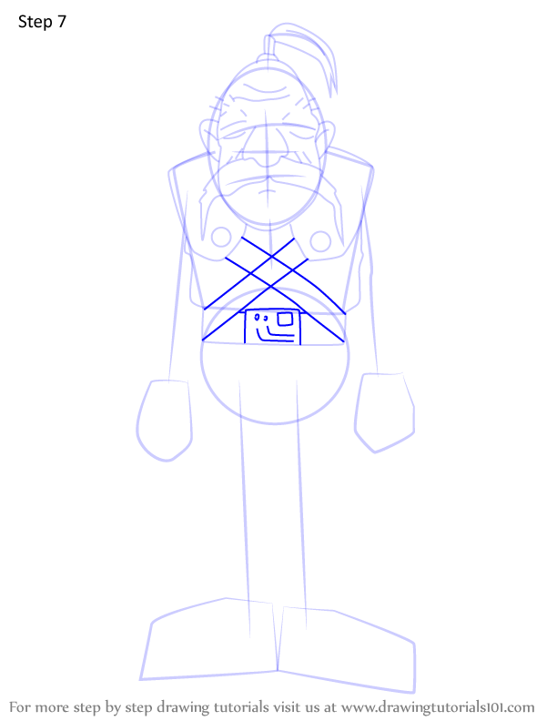 How to Draw Gennai from Digimon (Digimon) Step by Step ...