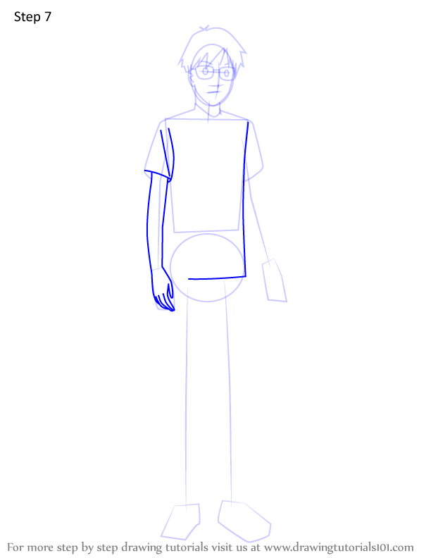 How to Draw Joe Kido from Digimon (Digimon) Step by Step ...