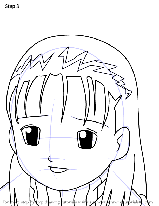 How to Draw Keiko Kurata from Digimon (Digimon) Step by Step ...