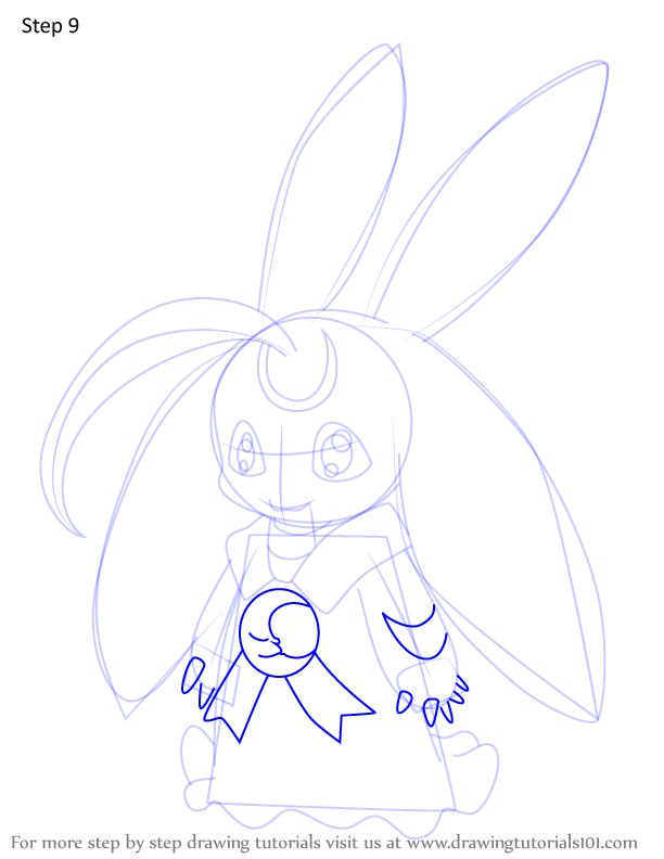 How to Draw Lunamon from Digimon (Digimon) Step by Step ...