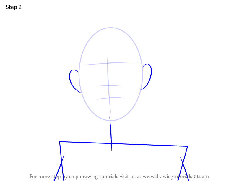 How to Draw Mr. Inoue from Digimon (Digimon) Step by Step ...