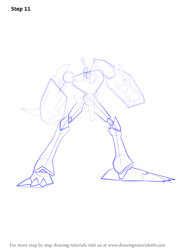 How to Draw Omnimon from Digimon (Digimon) Step by Step ...