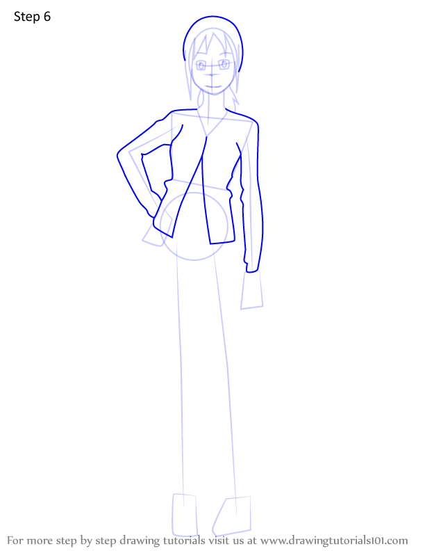 How to Draw Yuuko Kamiya from Digimon (Digimon) Step by Step ...