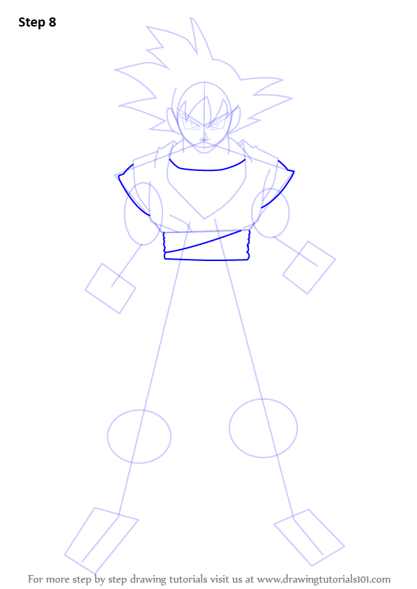 Normal Goku Drawing For Kids