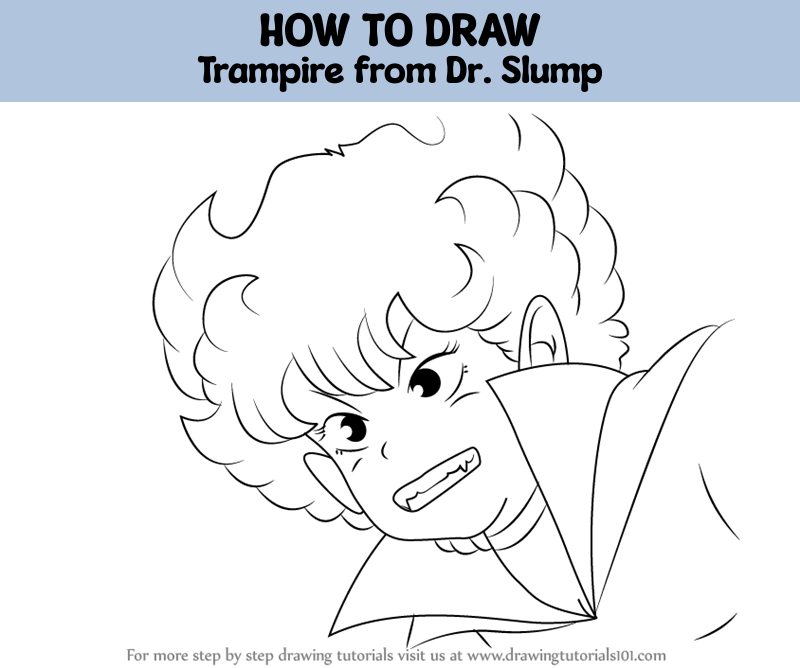 How to Draw Trampire from Dr. Slump (Dr. Slump) Step by Step ...