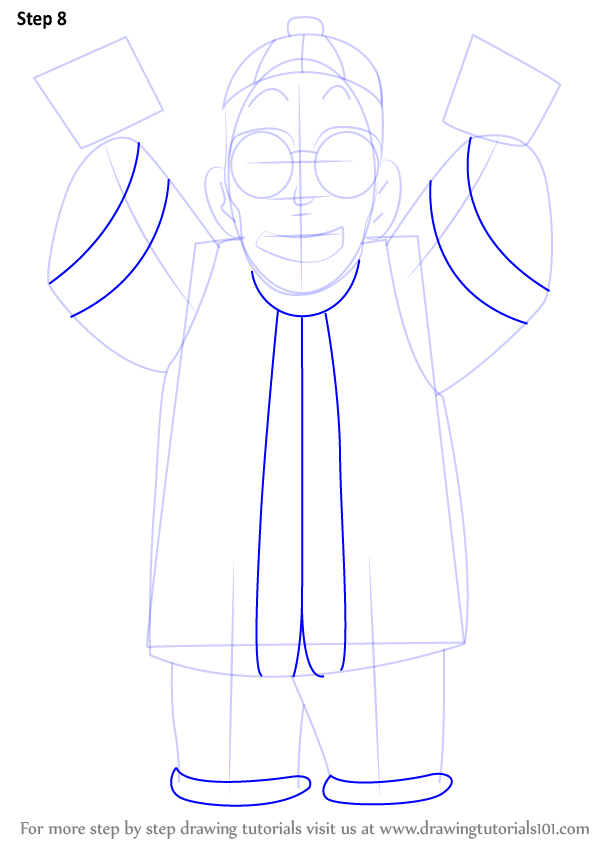 How to Draw Tsuruten Tsun from Dr. Slump (Dr. Slump) Step by Step ...