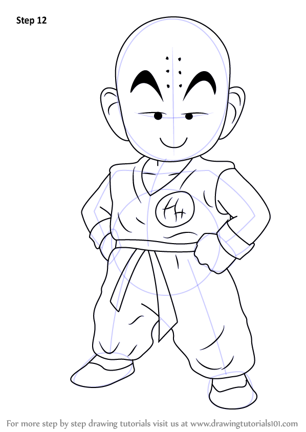 Krillin Coloring Pages