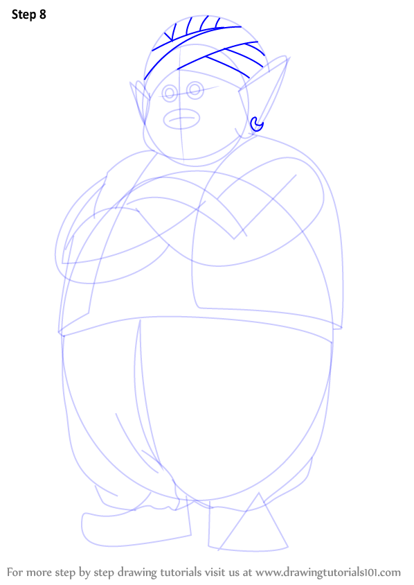 How to Draw Mr Popo from Dragon Ball Z (Dragon Ball Z) Step by Step ...