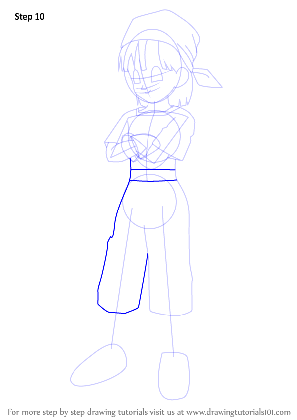 How to Draw Pan from Dragon Ball Z (Dragon Ball Z) Step by Step ...