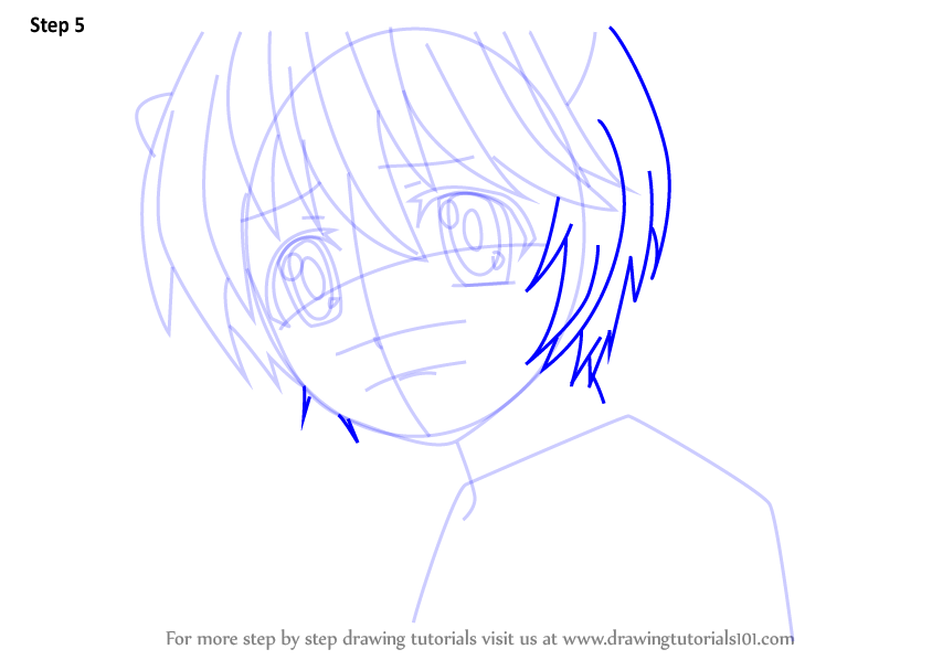 How to Draw Nana from Elfen Lied (Elfen Lied) Step by Step ...