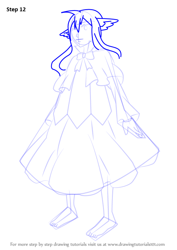 How to Draw Mavis Vermillion from Fairy Tail (Fairy Tail) Step by Step ...