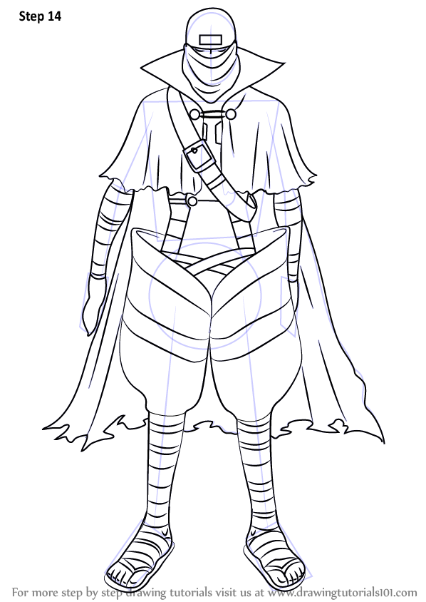 How to Draw Mystogan from Fairy Tail (Fairy Tail) Step by Step ...
