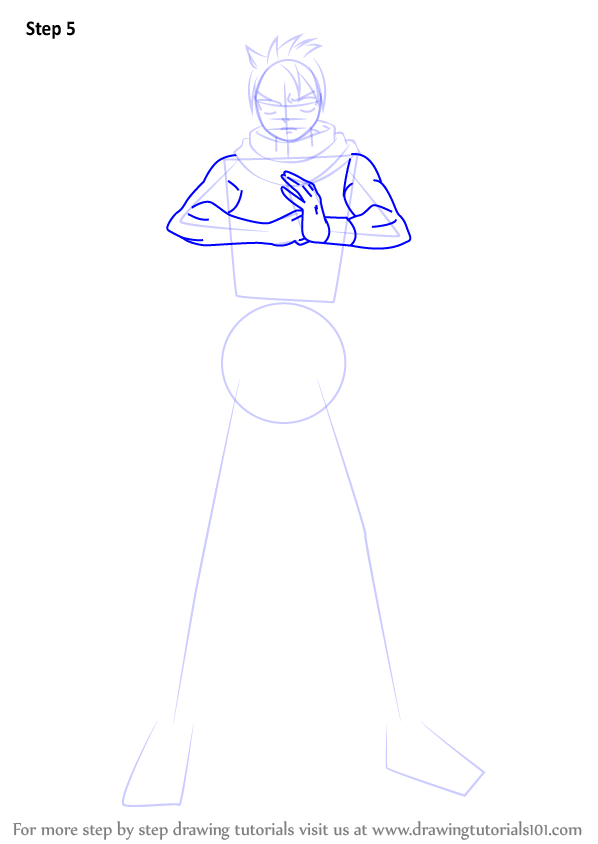 How to Draw Natsu Dragneel from Fairy Tail (Fairy Tail) Step by Step ...